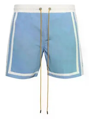 Rhude Panelled Shorts - Blue