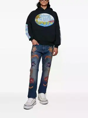 Rhude Logo-print Cotton Hoodie