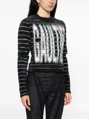 JEAN PAUL GAULTIER Intarsia-logo Sweater