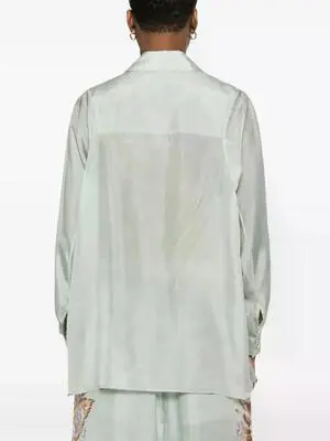 Zimmermann Coco Silk Shirt - Green