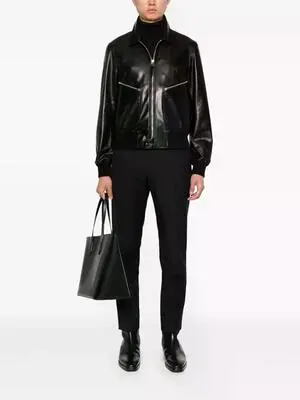 TOM FORD Leather Bomber Jacket
