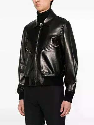 TOM FORD Leather Bomber Jacket