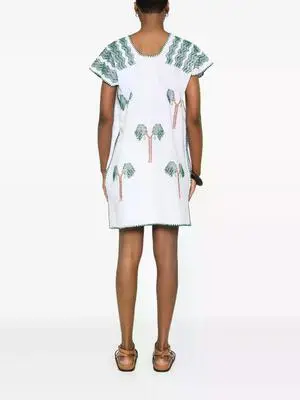 PIPPA HOLT Palm-motif Mini Dress