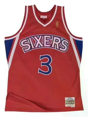 Mitchell & Ness X Nba 76ers '96 Allen Iverson Swingman Road Tank Top - Red