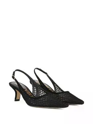Sam Edelman 40mm Hazel Mesh-paneled Slingback Pumps