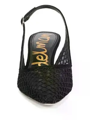 Sam Edelman 40mm Hazel Mesh-paneled Slingback Pumps