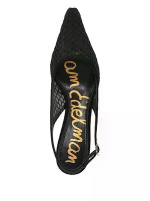 Sam Edelman 40mm Hazel Mesh-paneled Slingback Pumps