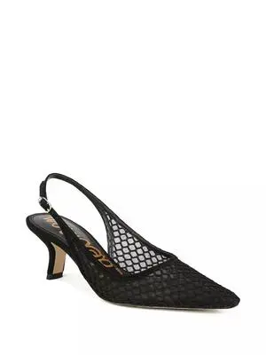 Sam Edelman 40mm Hazel Mesh-paneled Slingback Pumps
