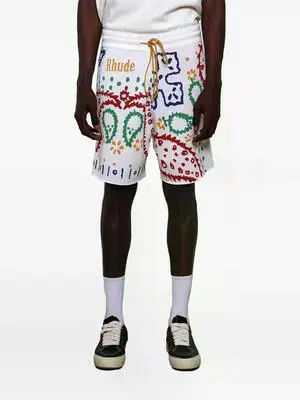 Rhude Bandana-intarsia Shorts