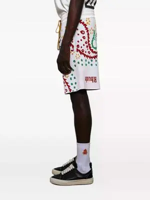 Rhude Bandana-intarsia Shorts