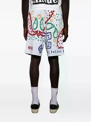 Rhude Bandana-intarsia Shorts