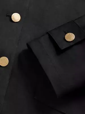 Mackintosh Humbie Button-up Coat - Black