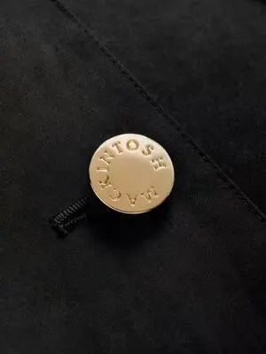 Mackintosh Humbie Button-up Coat - Black