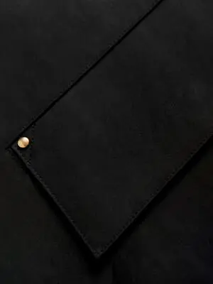 Mackintosh Humbie Button-up Coat - Black