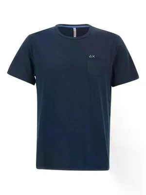 SUN 68 Cotton T-shirt Blue