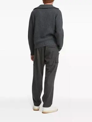 YVES SALOMON Knitted Tapered Trousers