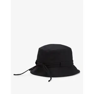 Jacquemus Le Bob Gadjo Cotton Bucket Hat - Black