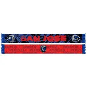 RUFFNECK SCARVES San Jose Earthquakes 2025 Jersey Hook Scarf - Red