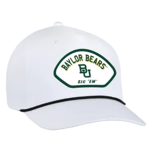 AHEAD Baylor Bears Alto Rope Adjustable Cap - White