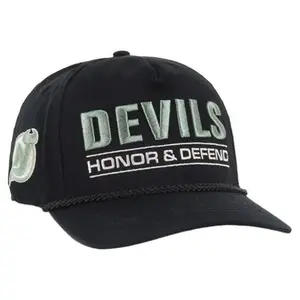 '47 New Jersey Devils Oht Military Appreciation Hitch Adjustable Hat - Black