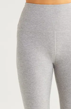 Beyond Yoga High Waist Crop Leggings - Silver Mist