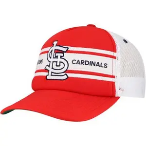 Mitchell & Ness St. Louis Cardinals Sideline Trucker Adjustable Cap - Red