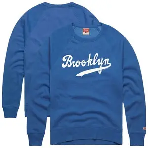 HOMAGE Brooklyn Dodgers Pullover Sweatshirt - Royal