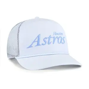 '47 Houston Astros Foundation Script Hitch Adjustable Trucker Hat