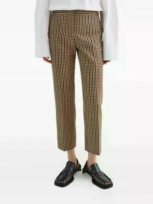 JIL SANDER Checked Trousers