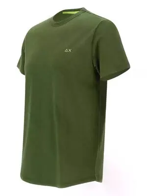 SUN 68 Piqué-weave Cotton T-shirt - Green
