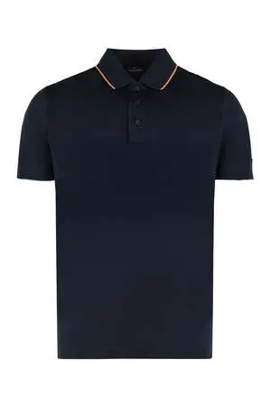 Paul & Shark Short Sleeve Cotton Polo Shirt - Blue