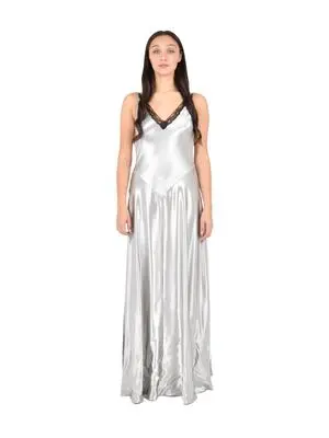 Alberta Ferretti Long Dress - Silver