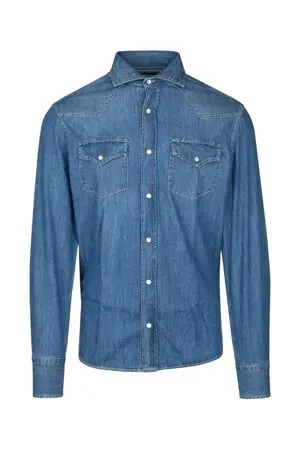 Brunello Cucinelli Denim Shirt - Blue
