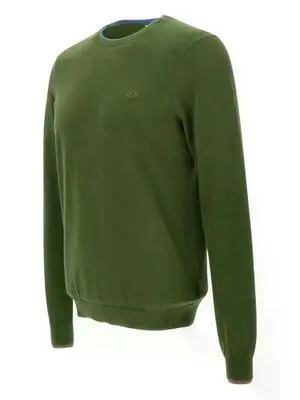 SUN 68 Cotton Jumper - Green