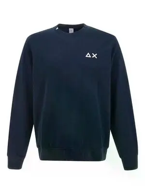 SUN 68 Logo-embroidered Sweatshirt - Blue