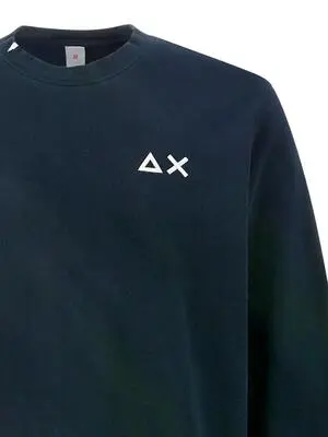 SUN 68 Logo-embroidered Sweatshirt - Blue