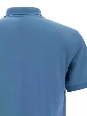 SUN 68 Embroidered-logo Polo Shirt - Blue