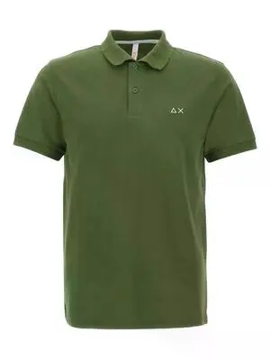 SUN 68 Embroidered-logo Polo Shirt - Green