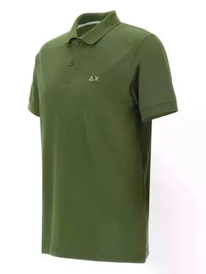 SUN 68 Embroidered-logo Polo Shirt - Green