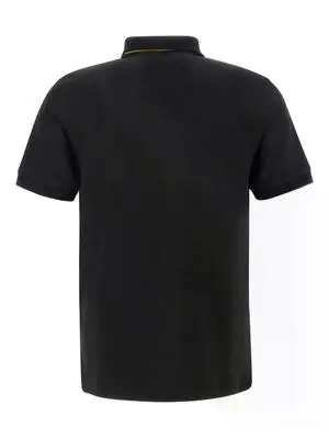 SUN 68 Logo-embroidered Polo Shirt - Black