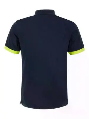 SUN 68 Colour-block Polo Shirt - Black