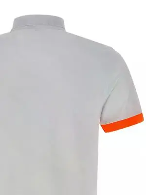 SUN 68 Colour-block Polo Shirt - Grey