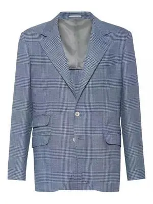 Brunello Cucinelli Checked Blazer