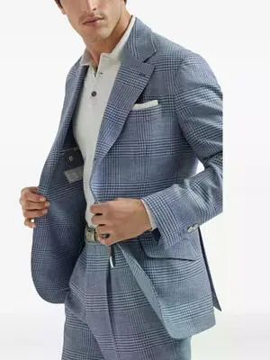 Brunello Cucinelli Checked Blazer