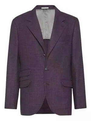 Brunello Cucinelli Single-breasted Blazer - Purple