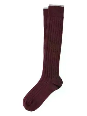 Brunello Cucinelli Cashmere Socks - Red