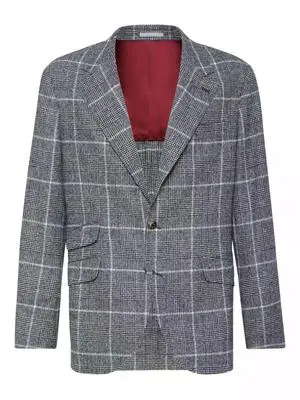 Brunello Cucinelli Single-breasted Blazer - Grey