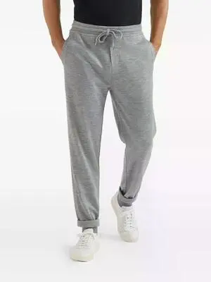 Brunello Cucinelli Drawstring Slim-fit Joggers - Grey