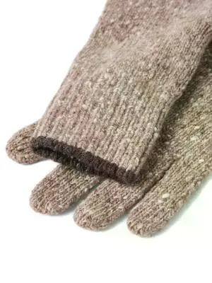 Brunello Cucinelli Cashmere Gloves - Brown
