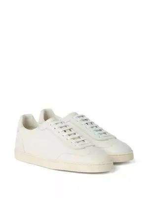 Brunello Cucinelli Leather Sneakers - Neutrals
